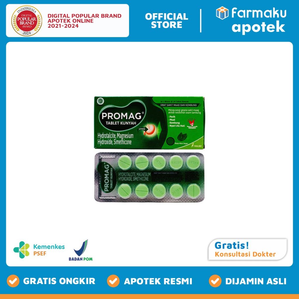 Jual Promag Strip 10 Tablet - ASB | Shopee Indonesia