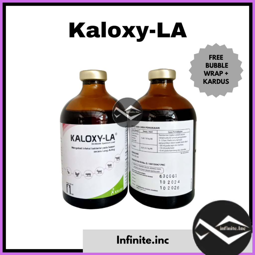 Jual KALOXY LA 100 ml KALBE - Obat Antibiotik Hewan Oksitetrasiklin ...