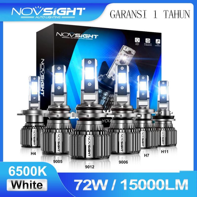 Jual Novsight N74 Lampu Depan Mobil 9005 9006 H4 H7 H11 72w 15000lm lampu kabut lampu depan 2 ...