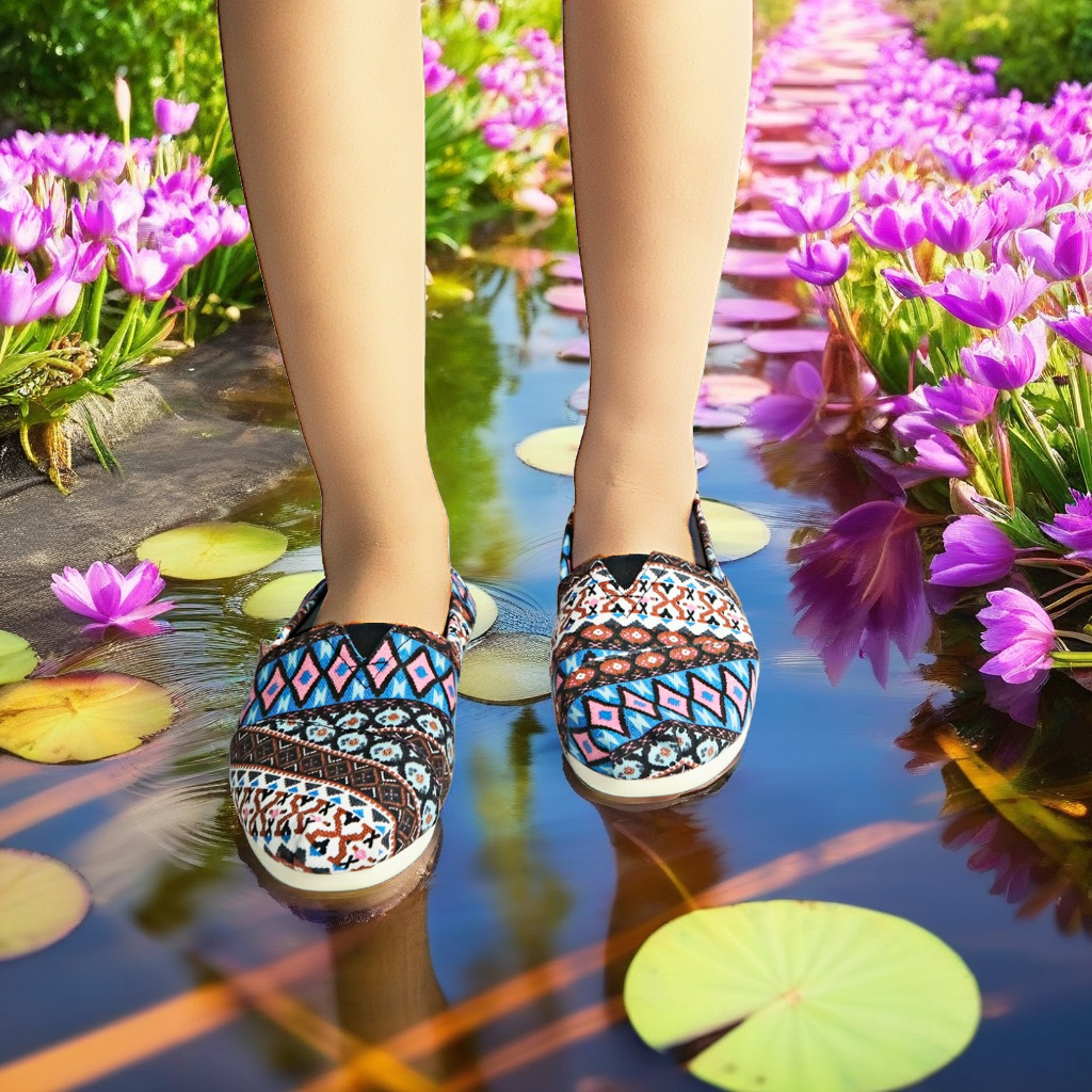 Jual Lulia L832 L839 L851 L852 Sepatu slip on shoes kanvas wanita woman ...