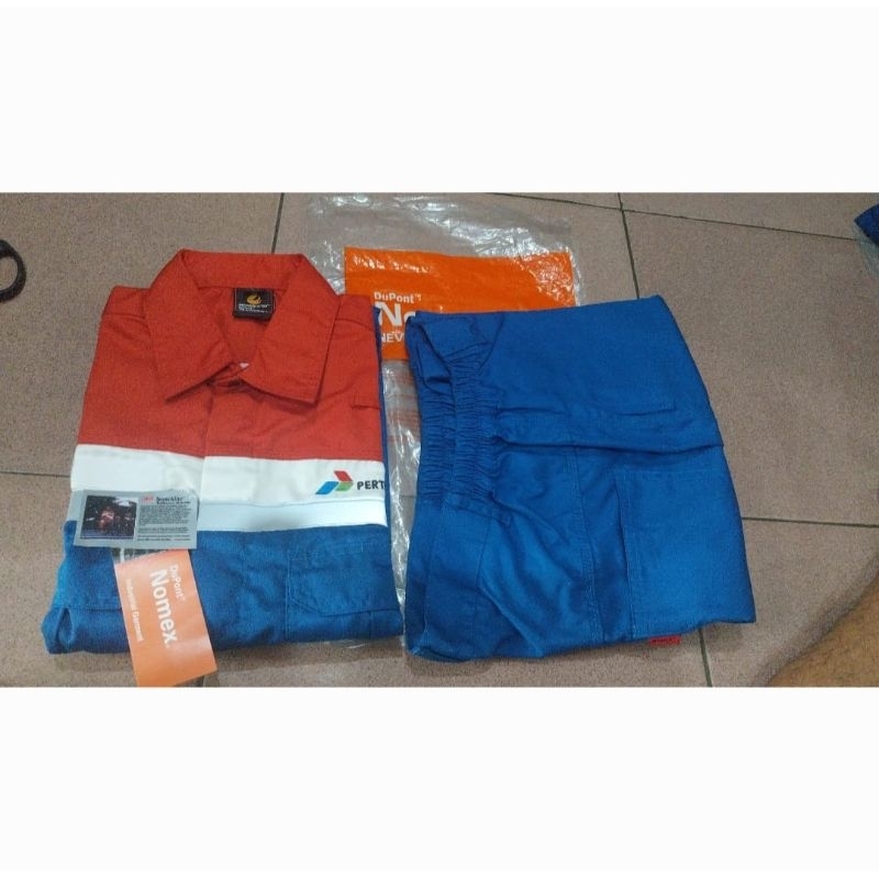 Jual Wearpack Nomex Dupont Pertamina Defender Ultra Anti Api Setelan ...