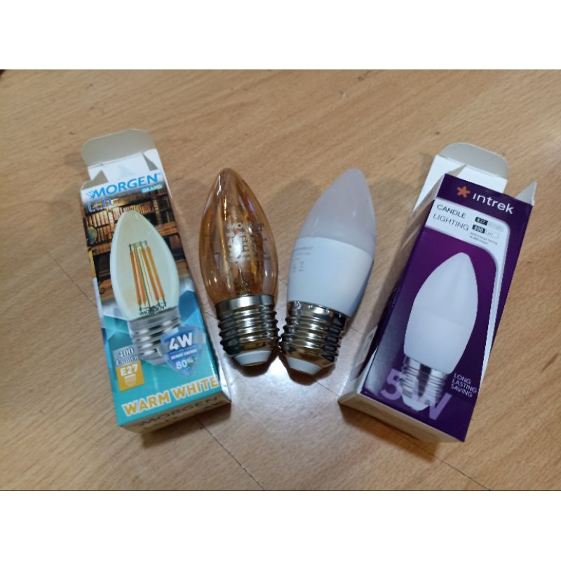 Jual Lampu LED filament 4 Watt kuning Morgen | Shopee Indonesia