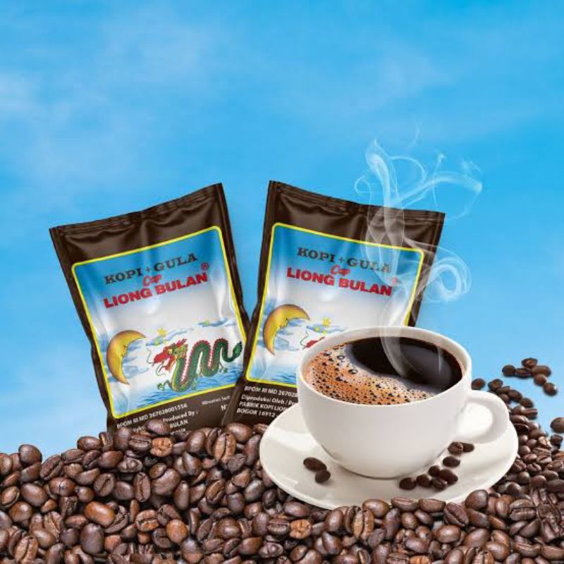 Jual Kopi Liong Cap Bulan Naga ( Kopi + gula ) Kopi Legend khas Bogor 1 ...