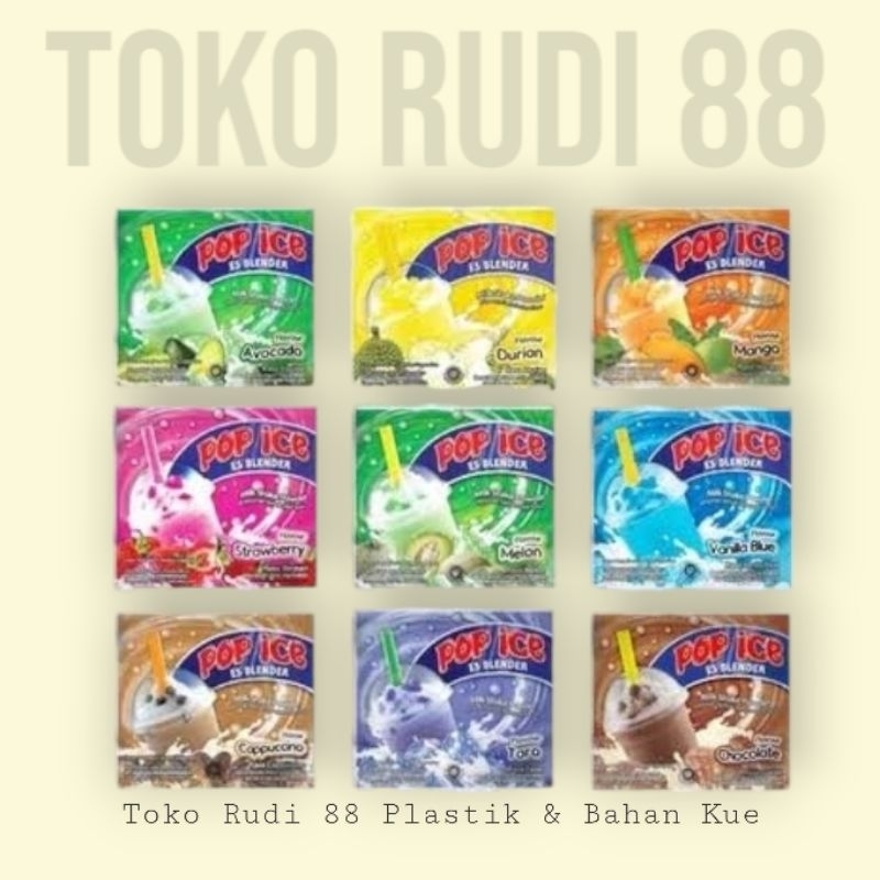 Jual Minuman Pop Ice Renceng isi 10 Sachet | Shopee Indonesia