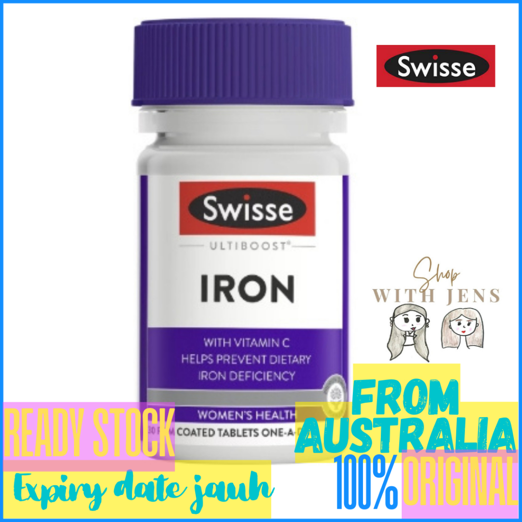Jual Swisse Ultiboost Iron Tablets Helps Relieve Fatigue 30 pack Zat ...