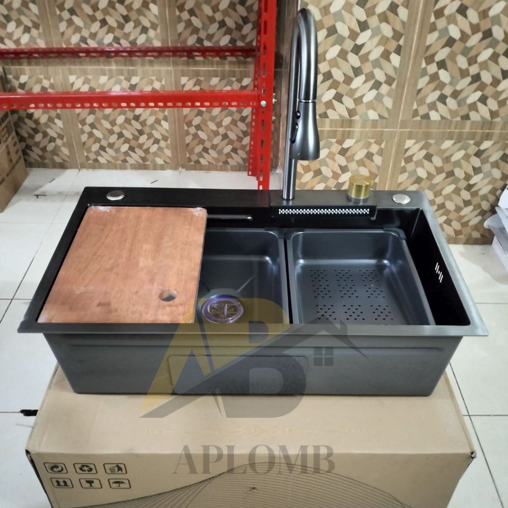 Jual Paket Kitchen Sink Full Set Kran, Peniris, Talenan, Keranjang Buah ...