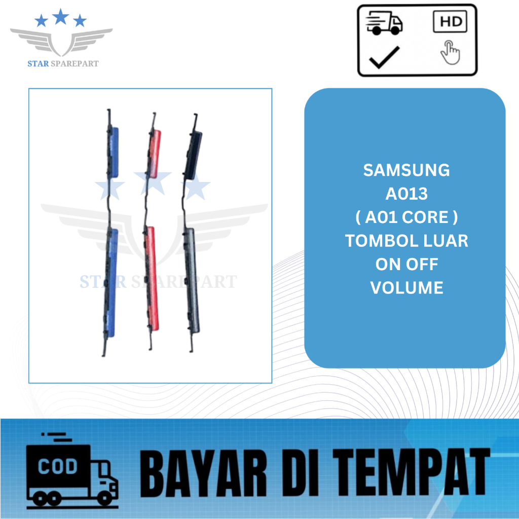 Jual TOMBOL LUAR KEYPAD ON OFF + VOLUME SAMSUNG A013 ( GALAXY A01 CORE ...