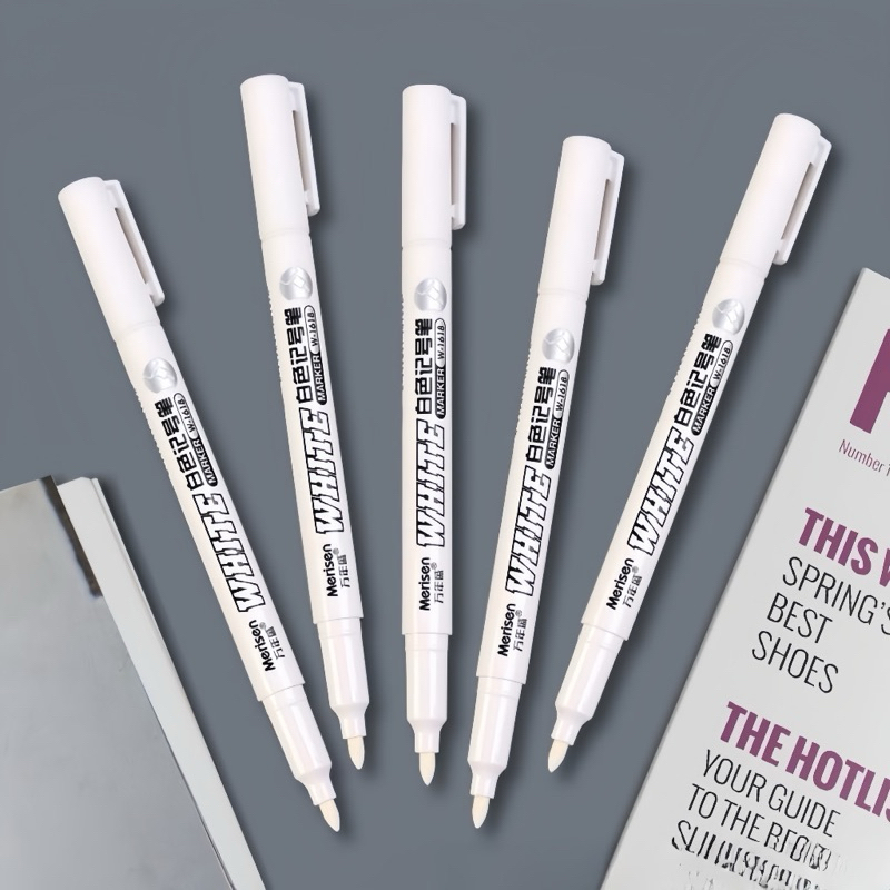 Jual Spidol permanent putih/permanent marker/paint marker putih/spidol ...
