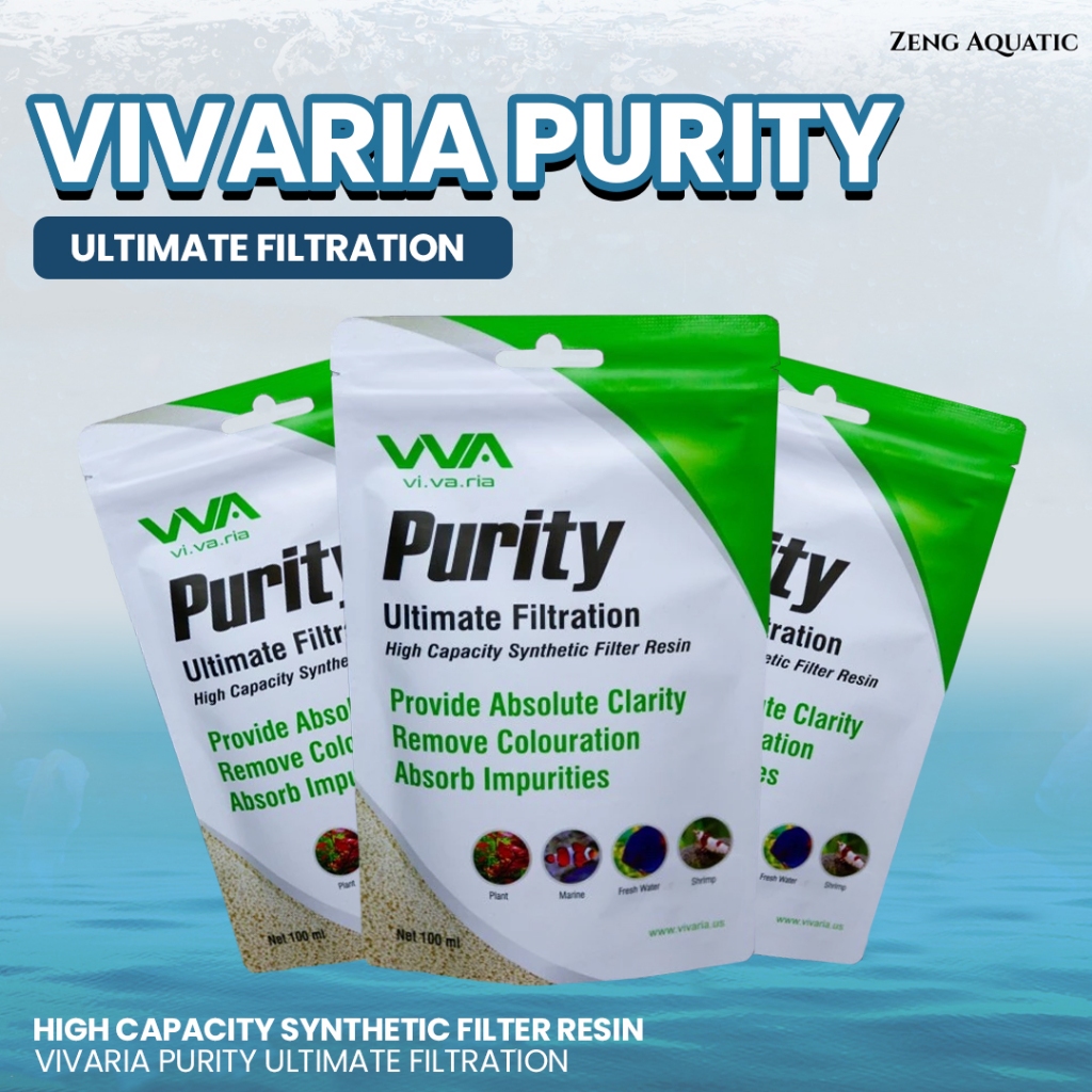 Jual ZA VIVARIA Purity 100ml Penjernih Air Aquarium & Kolam - Purigen ...