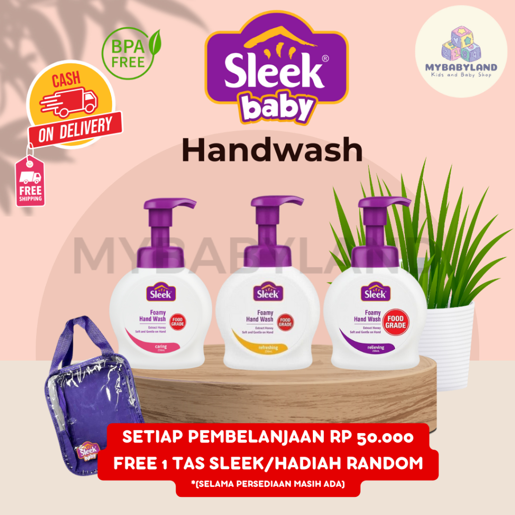 Jual Sleek Foamy Handwash | Sleek Sabun Cuci Tangan | Sleek Hand Wash ...