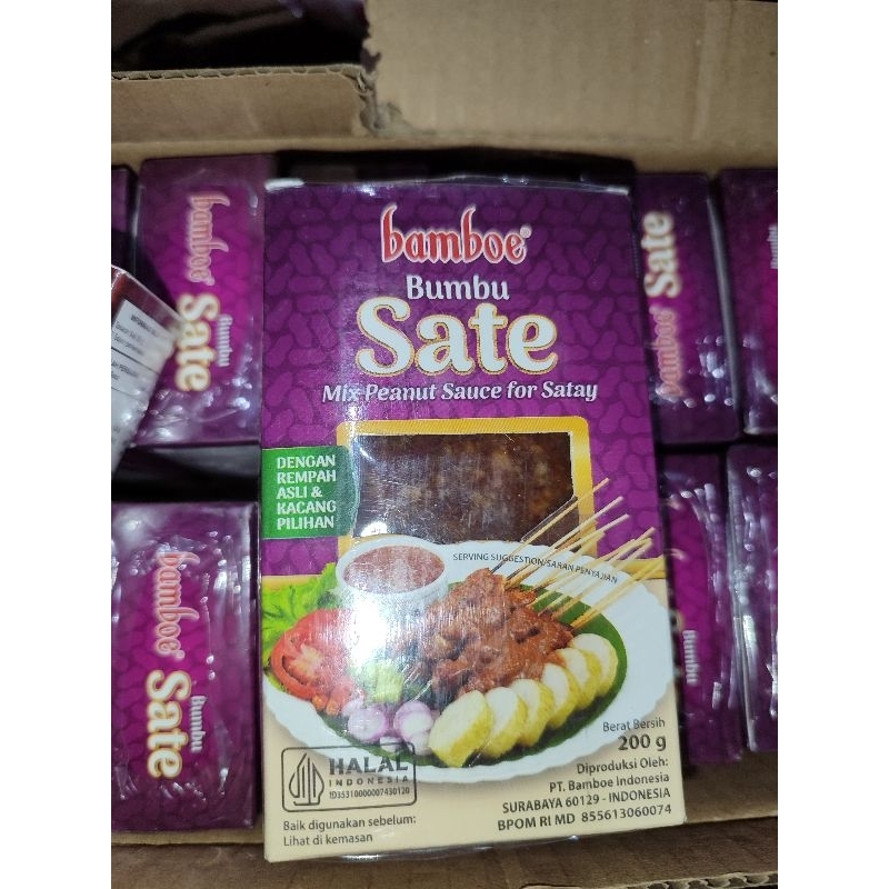 Jual BAMBOE BUMBU SATE 200g | Shopee Indonesia