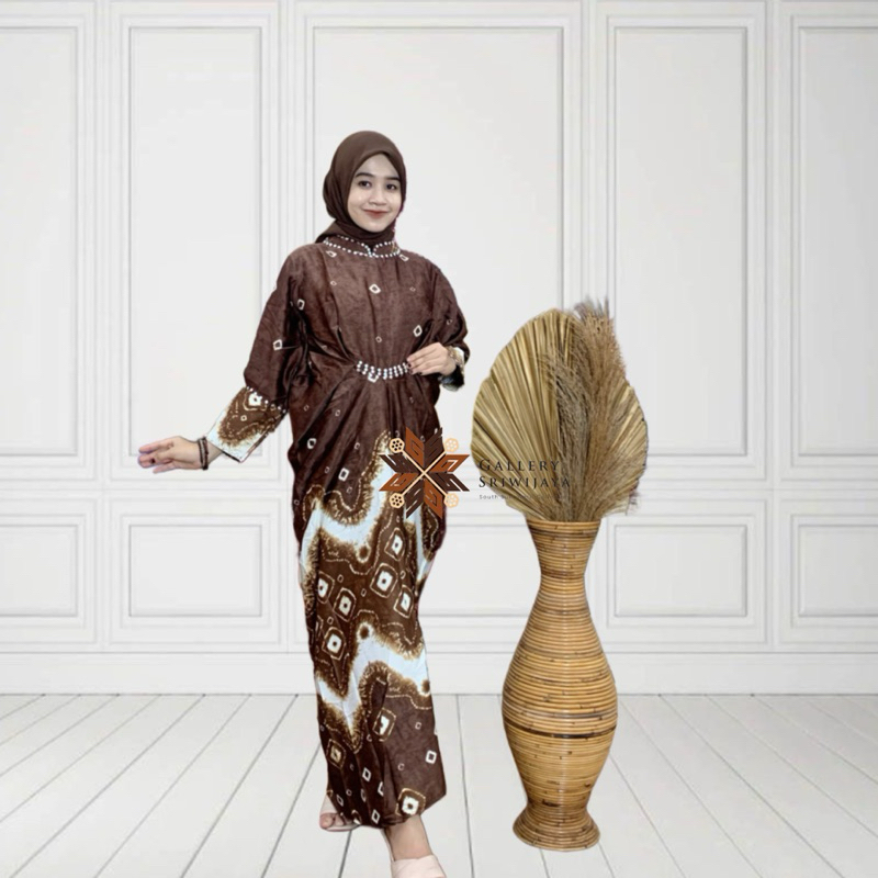 Jual KAFTAN JUMPUTAN PAYET BATIK PRINTING EKSLUSIF PREMIUM PALEMBANG ...