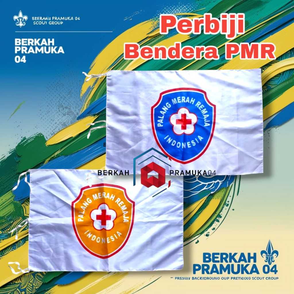 Jual Bendera pmr bahan satin halus uk 60x90 80x120 bijian | Shopee ...