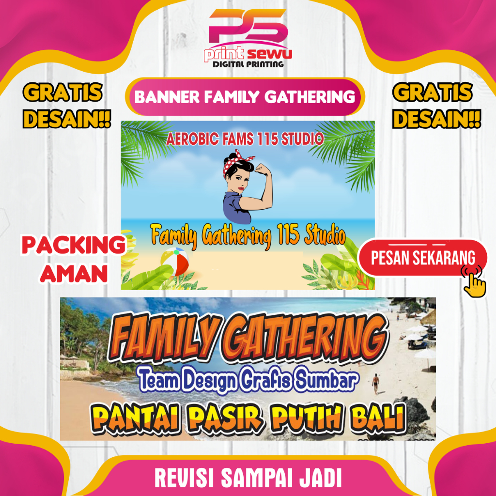 Jual CETAK BANNER/SPANDUK FAMILY GATHERING | BANNER CUSTOM | BISA ...