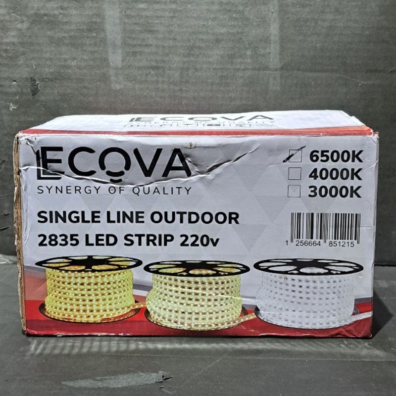 Jual Lampu led selang strip ECOVA 2835 100M IP65 220V | Shopee Indonesia