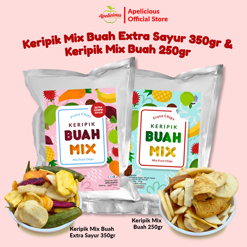 Jual APELICIOUS KERIPIK BUAH MIX 250g (MIX 6 BUAH) / KERIPIK BUAH SAYUR ... Jual APELICIOUS KERIPIK BUAH MIX 250g (MIX 6 BUAH) / KERIPIK BUAH SAYUR ...