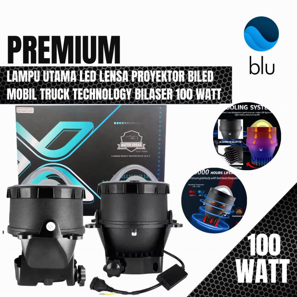 Jual Lampu LED Mobil Super Terang Lampu Sorot Mobil Lampu Utama Led ...