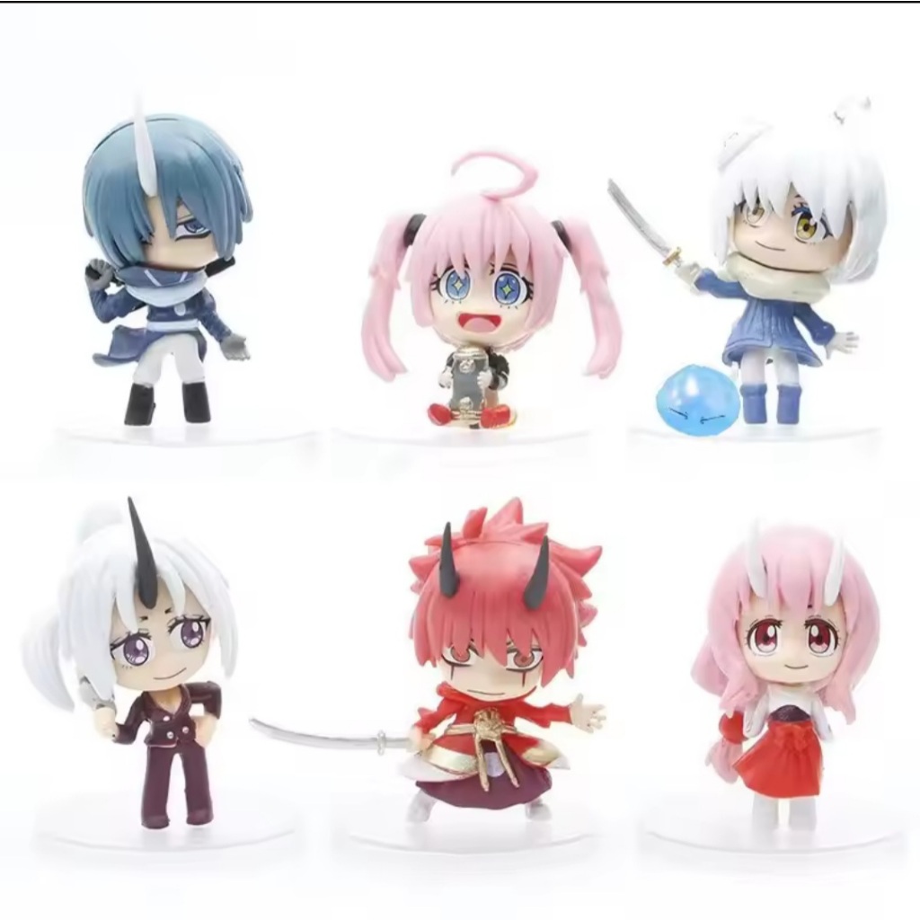 Jual Koleksi Action Figure Chibi TENSEI SHITARA SLIME DATTA KEN isi 6 ...
