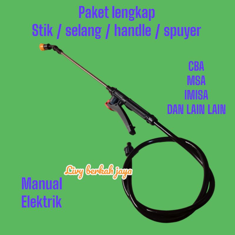 Jual Paket lengkap stik/ handle hendel/ selang/ spuyer tangki teng ...
