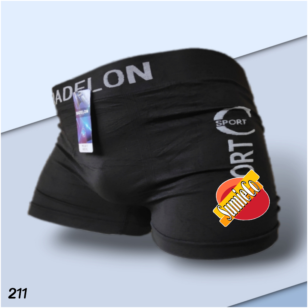 Jual SM211 (1-3 Pcs) Madelon Celana Dalam Boxer Pria Dewasa Dan Remaja ...