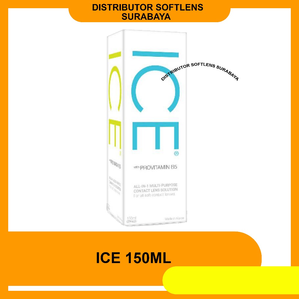 Jual Air Softlens ICE 150ml / Cairan Softlens Ice 150 ML / Air Pencuci ...