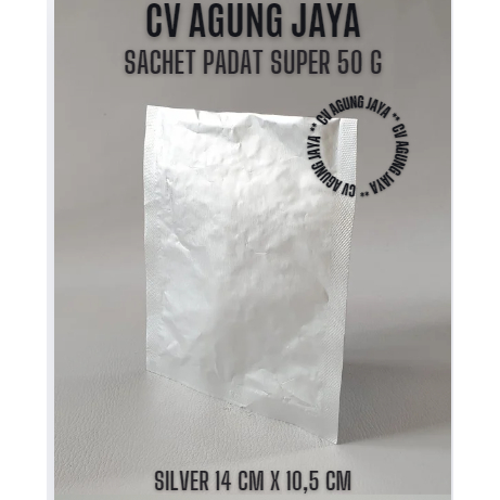 Jual Sachet 50 g Padat Super Silver / Alumunium Foil / Alumunium ...