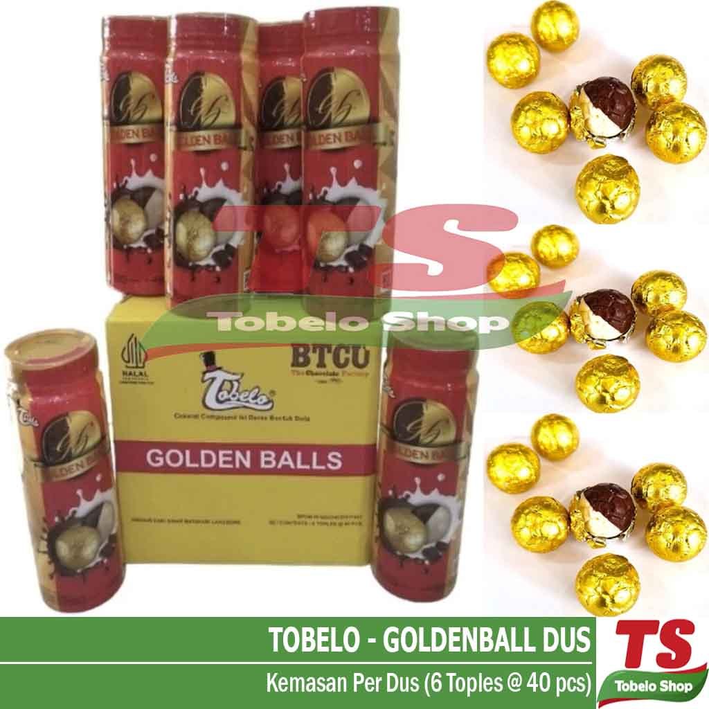 Jual TOBELO GOLDEN BALLS DUS (isi 6 toples) / COKLAT TOBELO GOLDEN BALL ...