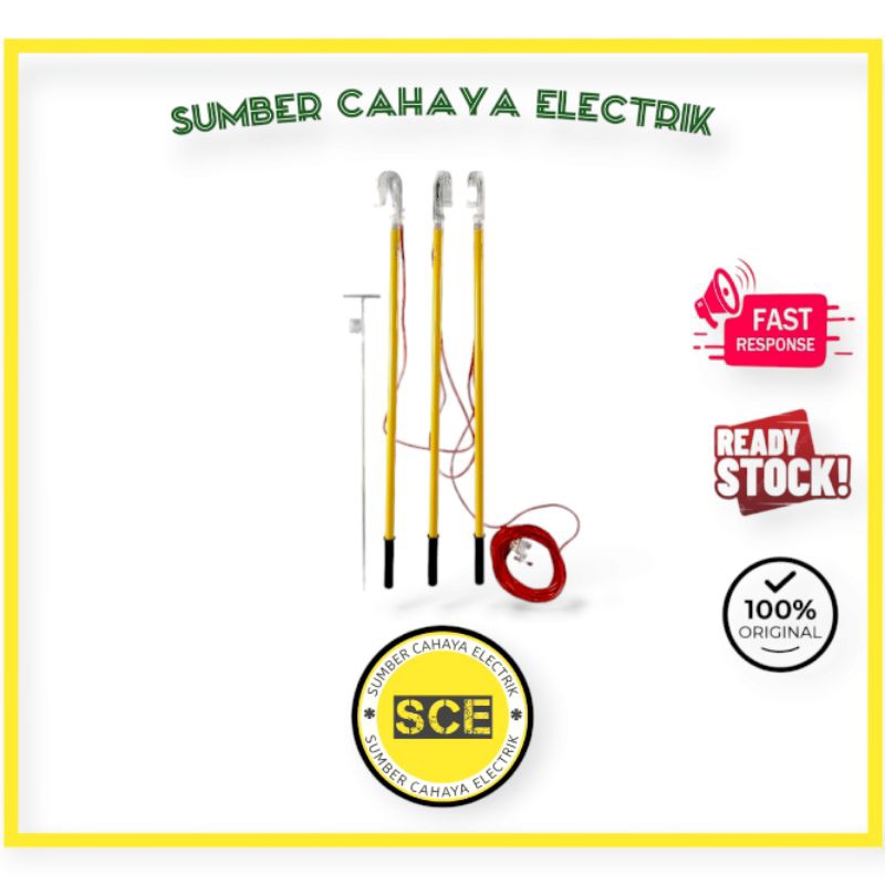 Jual Grounding Set 20kv 3 Stick merk KORT/ Grounding PLN | Shopee Indonesia