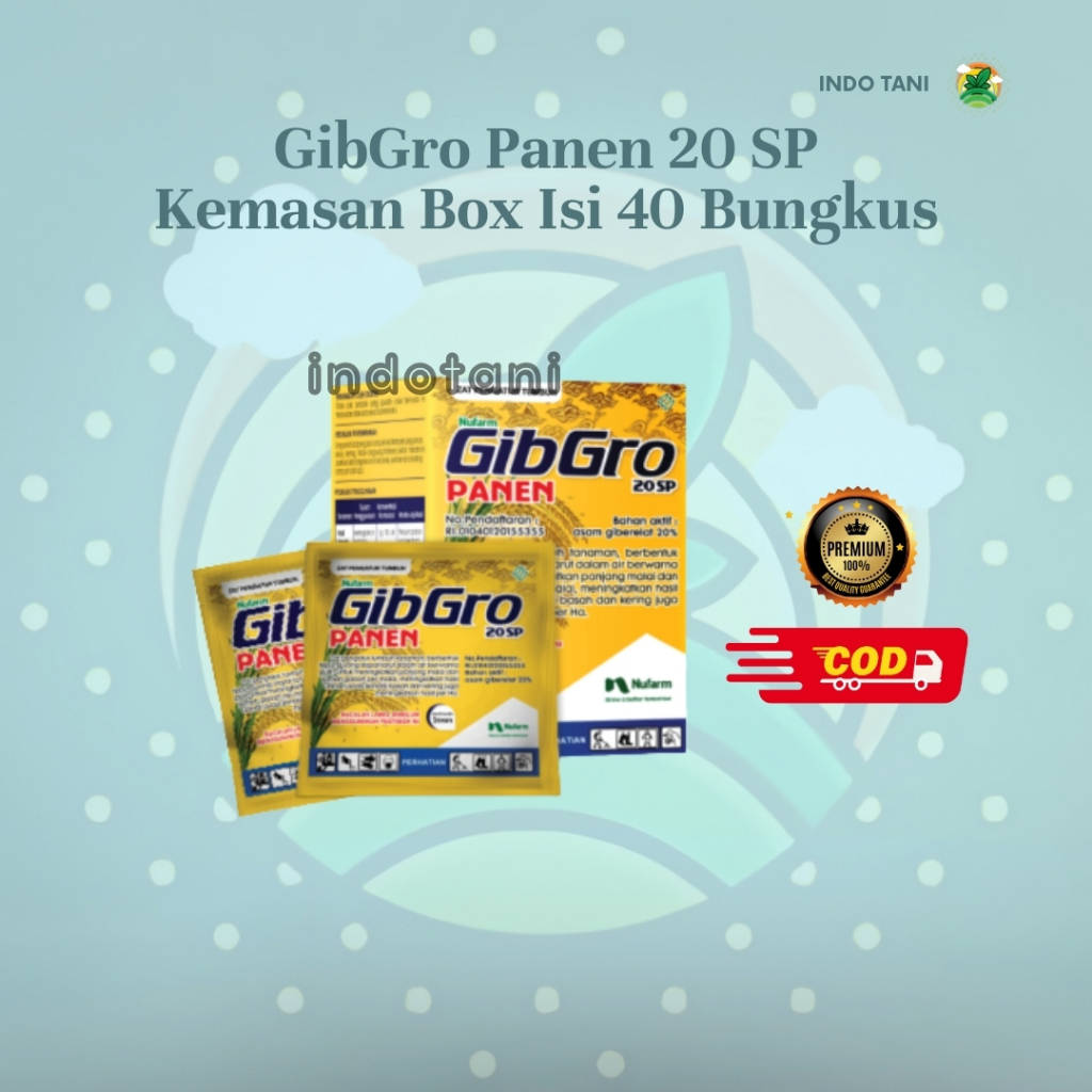 Jual GIBGRO PANEN 20 SP - PAKET 1 DUS ISI 40 BUNGKUS - Kemasan 1 Gram ...