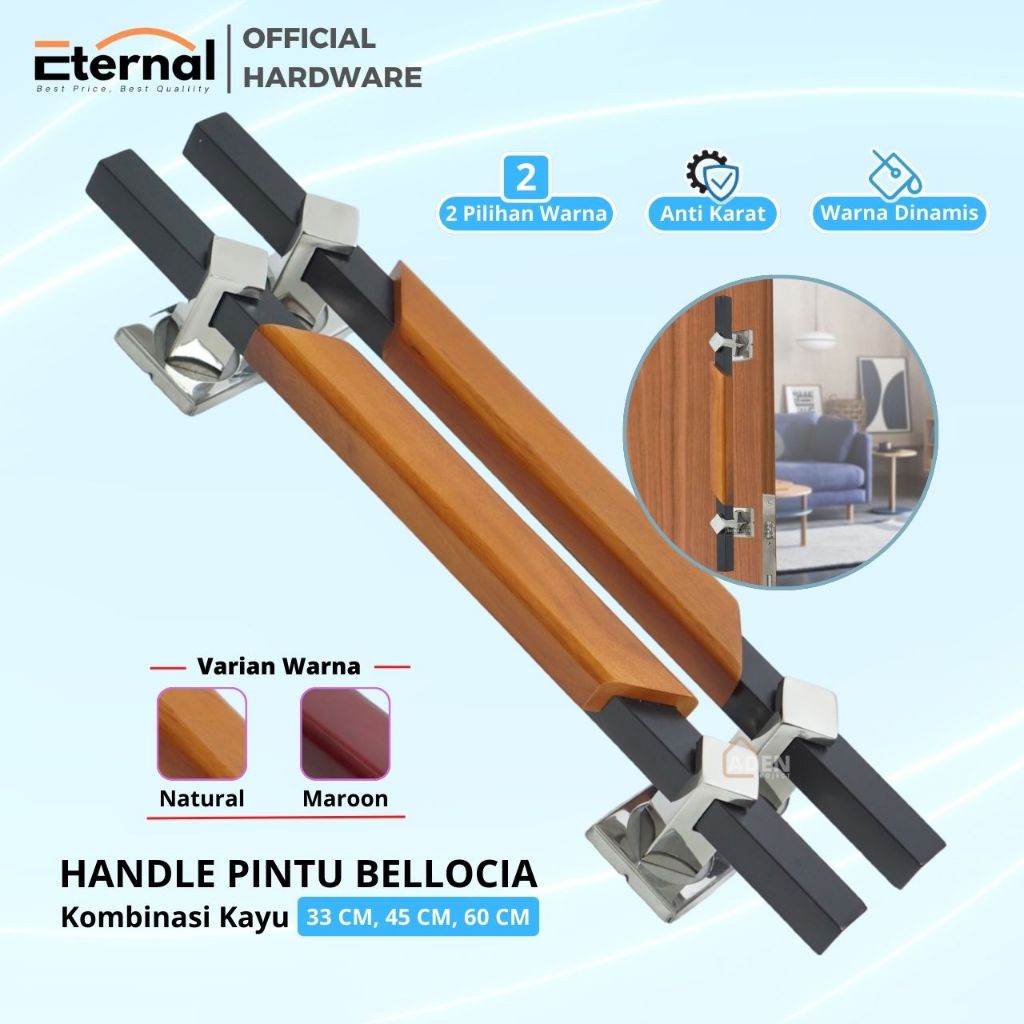 Jual Gagang Handle Pintu Rumah Minimalis Panjang 60 45 33 cm Type ...