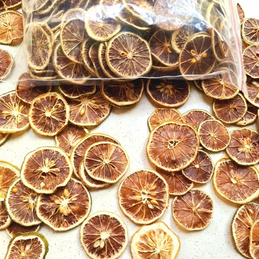 Jual HS Lemon Kering Iris/ Dried Lemon Slice Jeruk Lemon Kering Oven ...