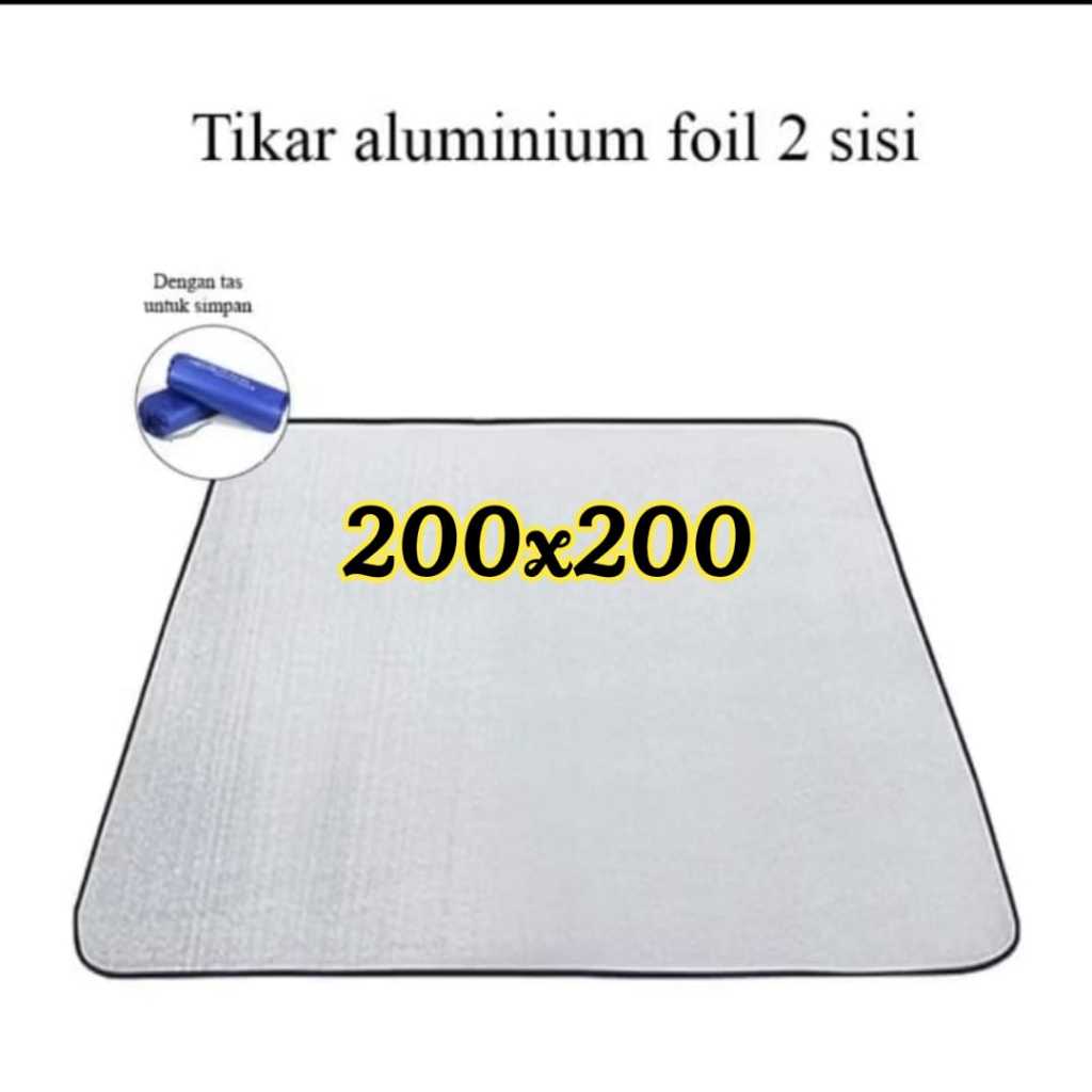 Jual Matras Camping Gunung Aluminium foil double | Shopee Indonesia
