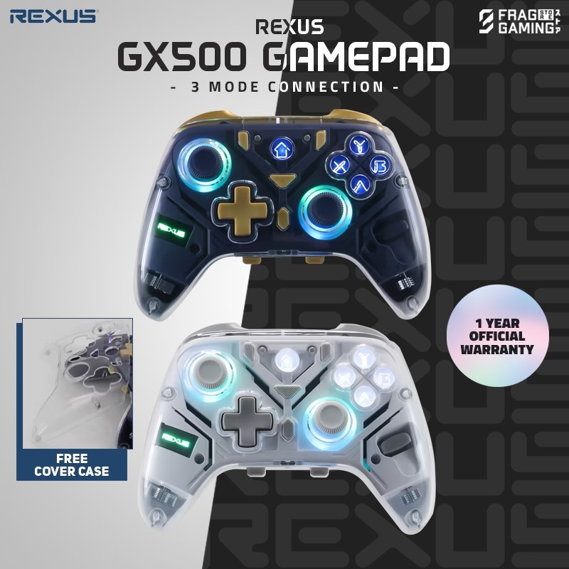 Jual Rexus Multiplatform Gamepad Wireless Bluetooth Gladius GX500 ...