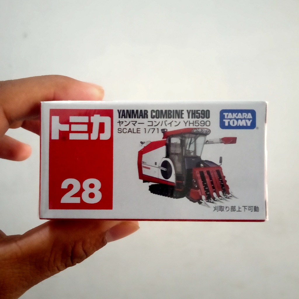Jual Tomica no 28 Yanmar Combine YH590 Diecast Mobil Konstruksi Takara ...