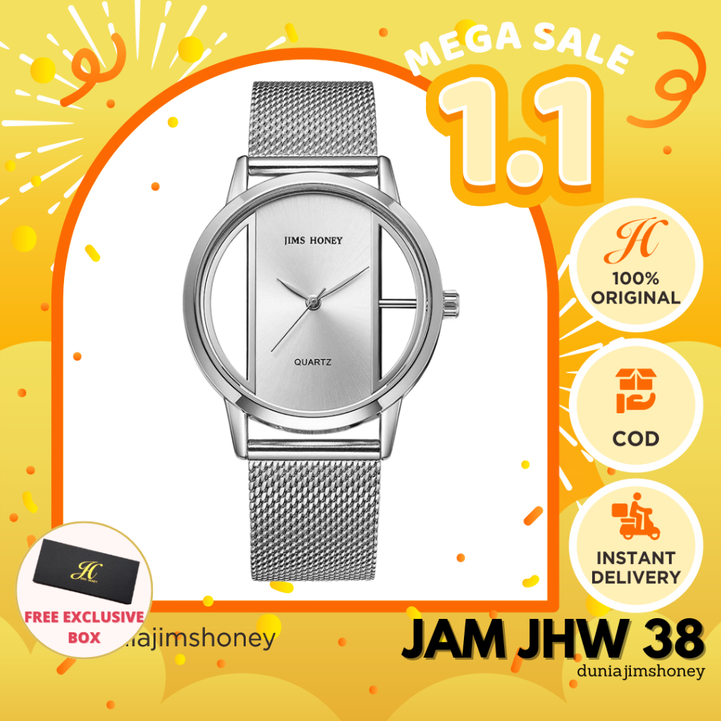 Jual Jims Honey Jam Tangan JHW 38 Wanita Quartz Analog Elegan Jimshoney ...