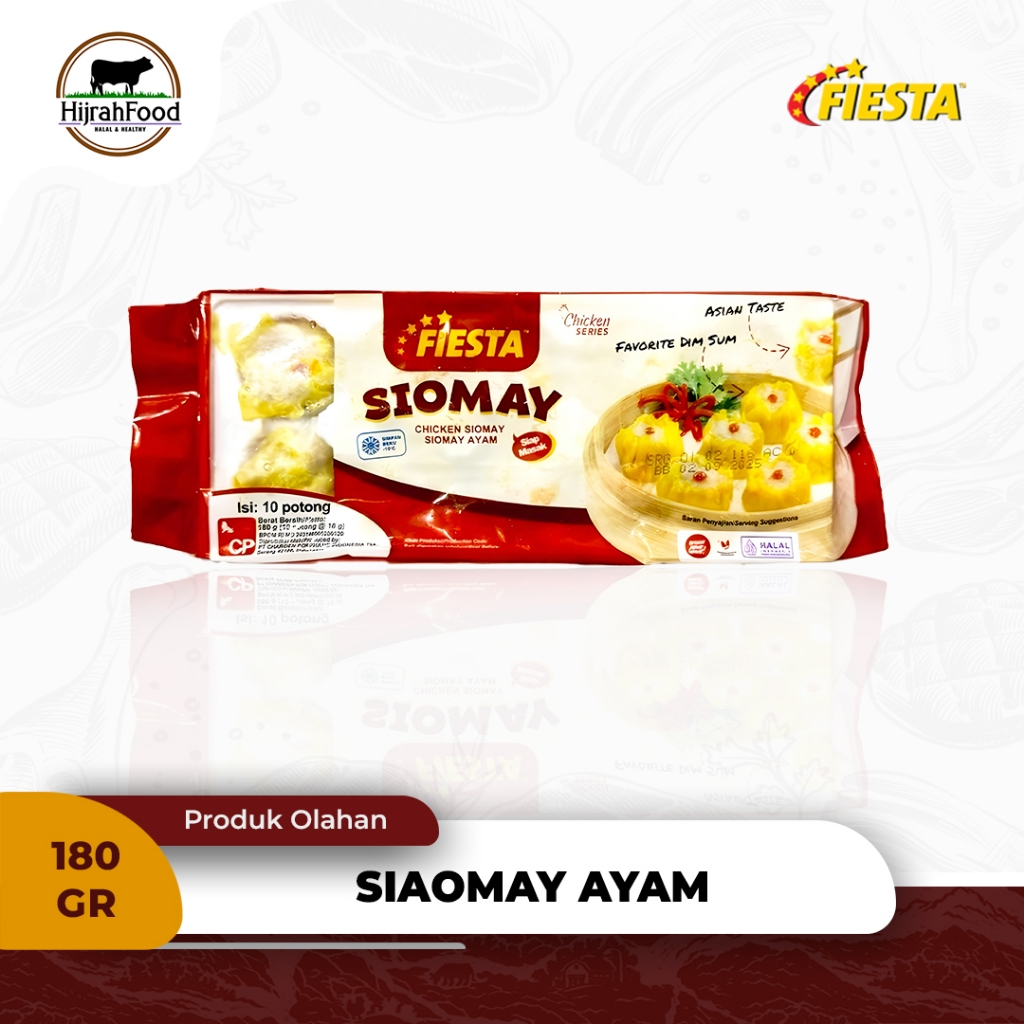 Jual Fiesta Siomay Ayam Chicken Siomay 180 gr Isi 10 Potong | Shopee ...