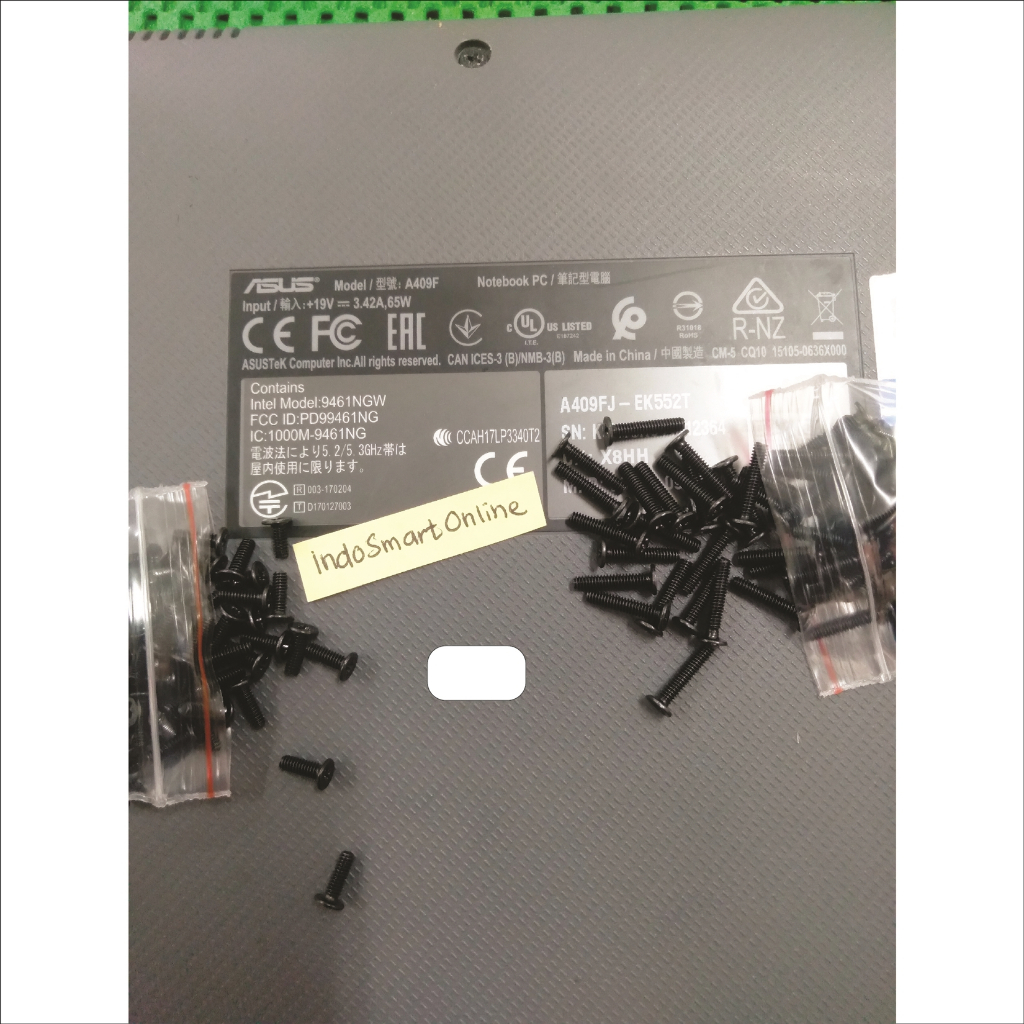 Jual [Baru] Baut panjang Asus A409U A409M A409F A409J Mur casing laptop ...