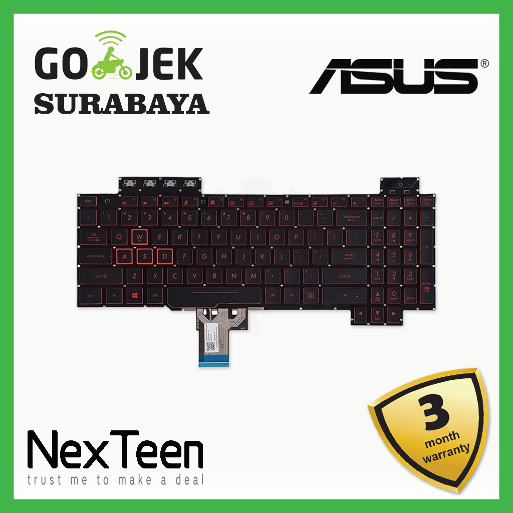 Jual Original Keyboard Asus TUF Gaming FX505GE FX505GT FX505 FX505GD ...