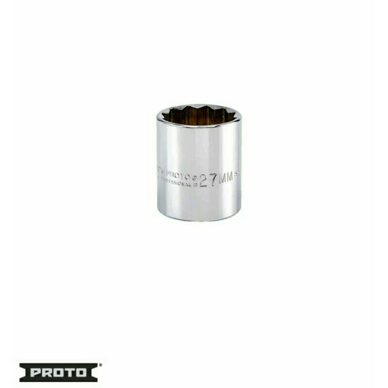 Jual Proto 1/2" Drive Socket 27 mm - 12 Point-J5427M | Shopee Indonesia