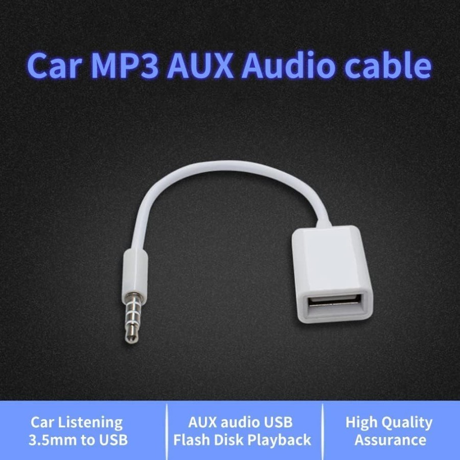 Jual Kabel OTG Audio USB Aux MP3 / Converter OTG Audio Splitter 3.5M To ...