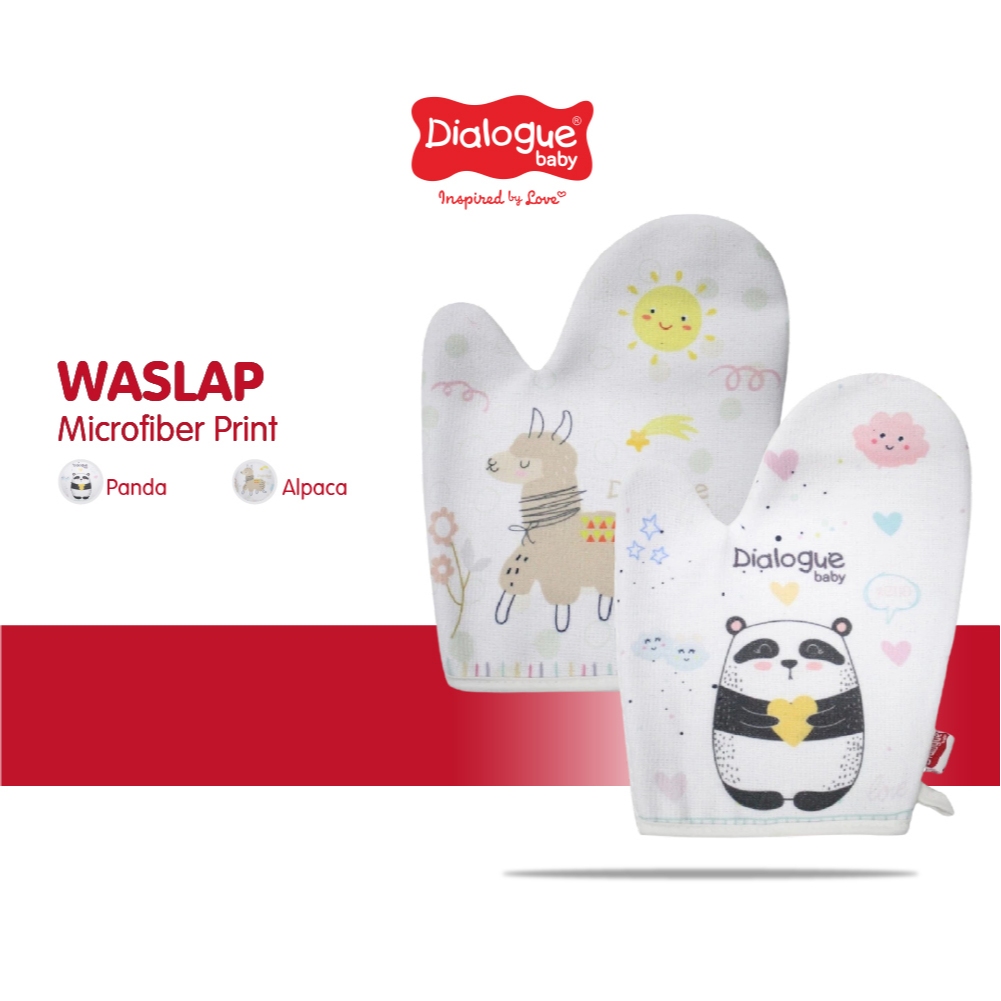 Jual Dialogue Baby Waslap Microfiber Print - DGW1604 | Shopee Indonesia