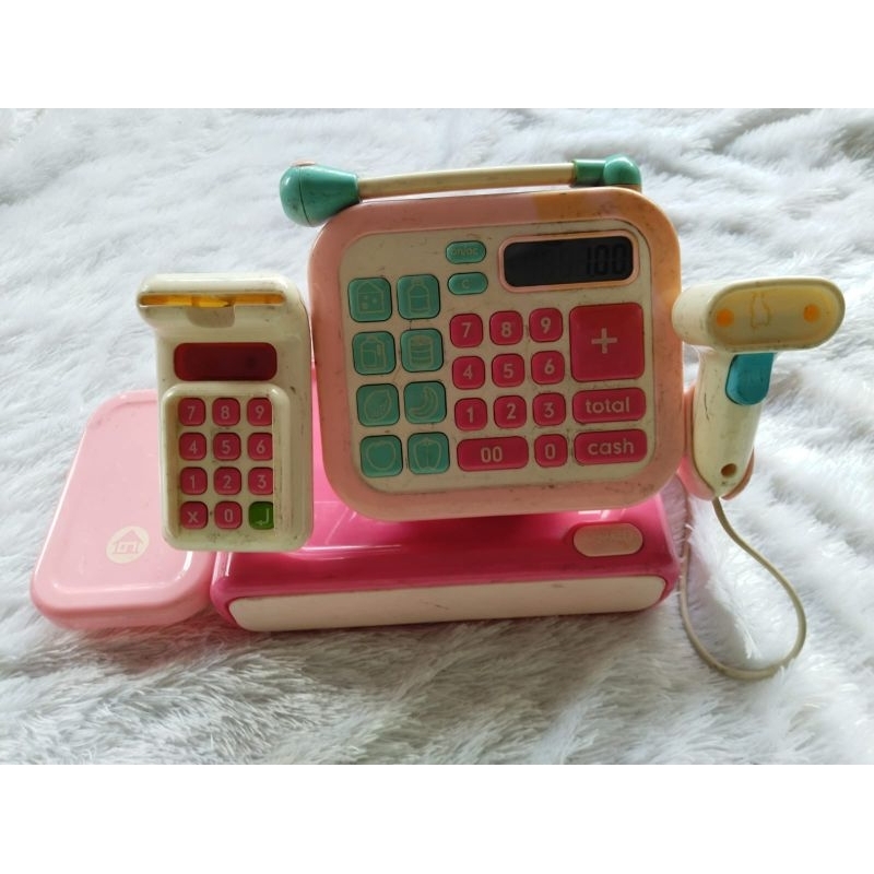Jual Mainan Mesin Kasir ELC Cashier Register Preloved | Shopee Indonesia