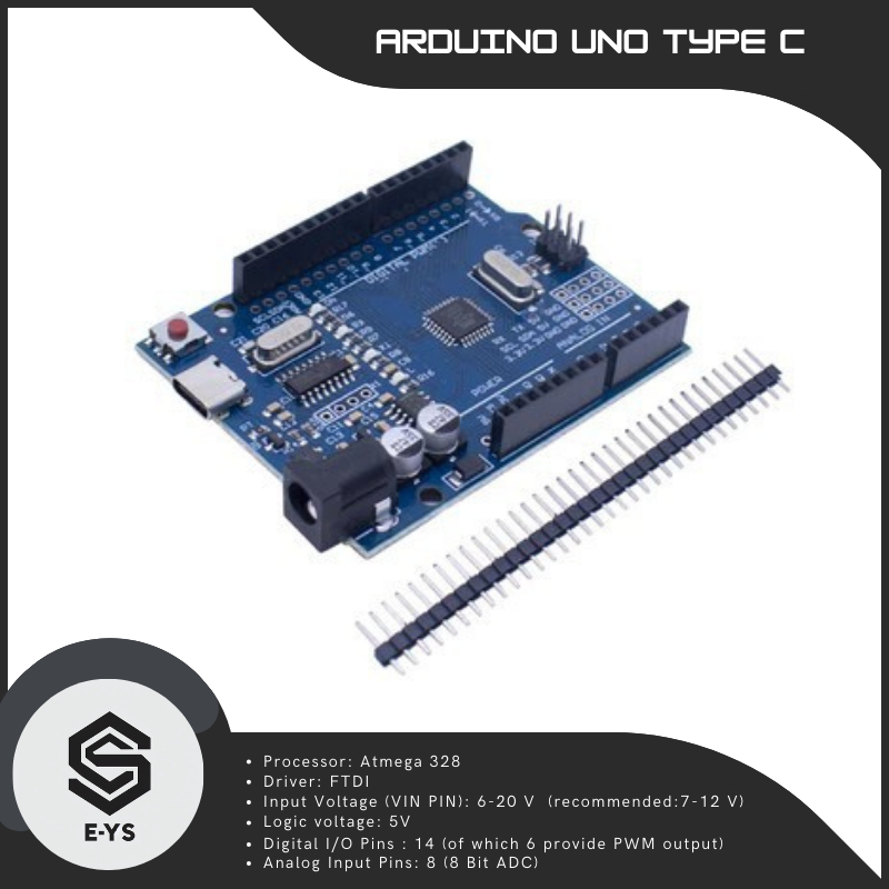 Jual Arduino Uno R3 Type C Atmega328 SMD | Shopee Indonesia