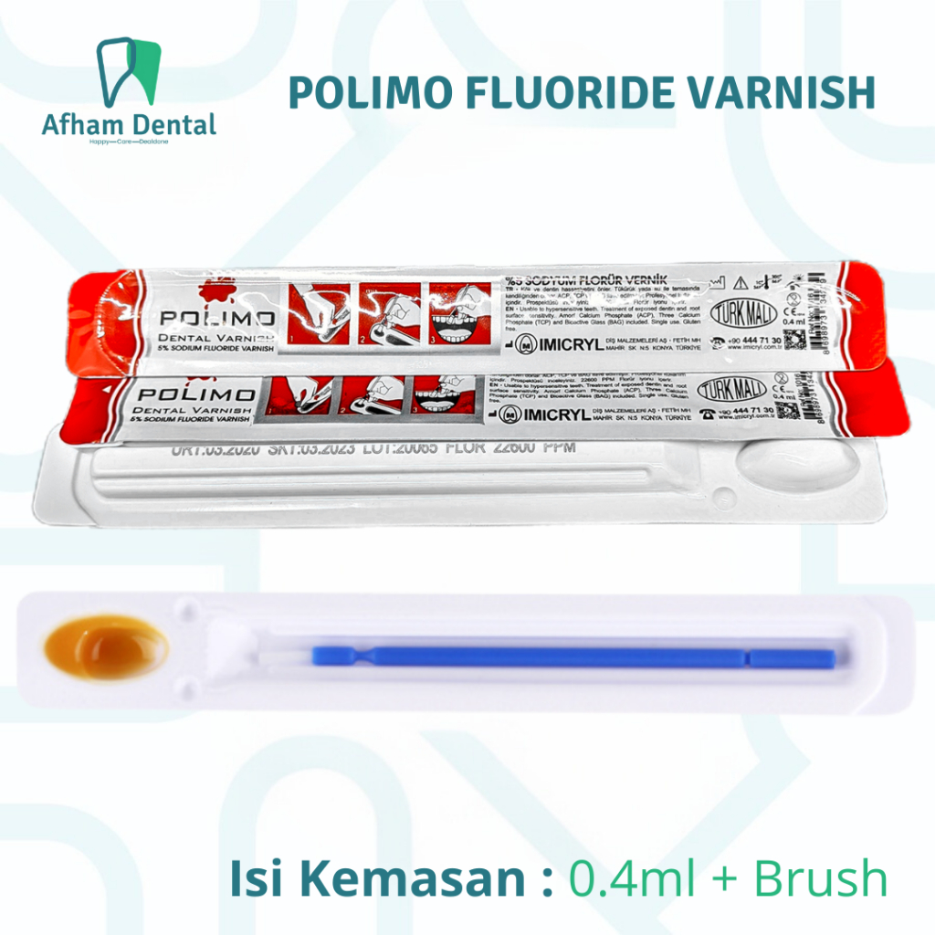 Jual DENTAL IMICRYL POLIMO FLUORIDE VARNISH / SERUPA 3M CLINPRO WHITE ...