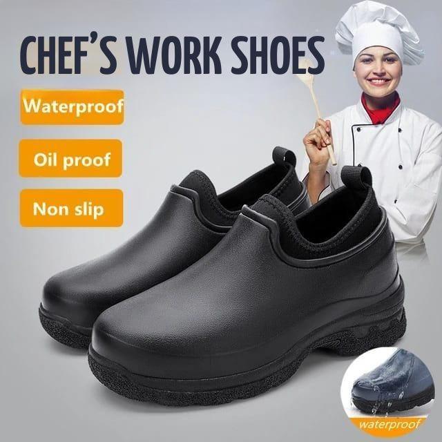 Jual Sepatu Koki Sepatu Chef Ukuran Jumbo 39-46 Sepatu Kerja Kitchen ...