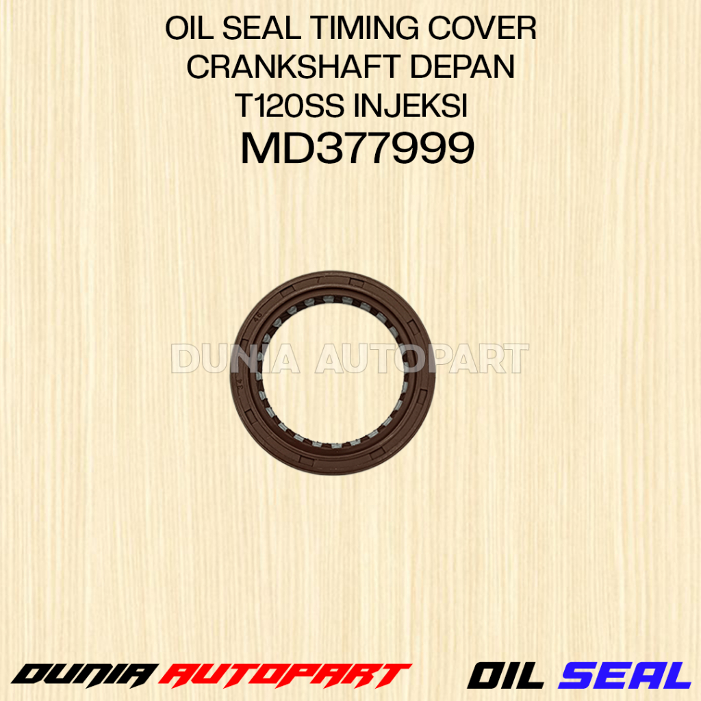 Jual Oil Seal Timing Cover Crankshaft Depan T120ss Injeksi MD377999 ...