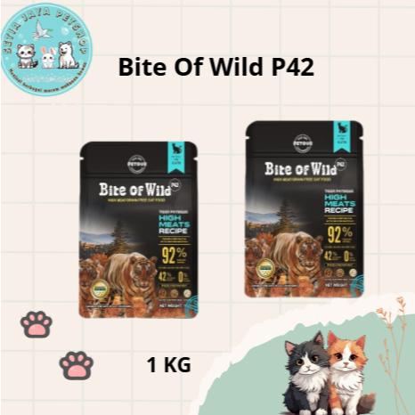 Jual Makanan Kucing - BIte Of Wild 1kg Super Premium Cat Food | Shopee ...