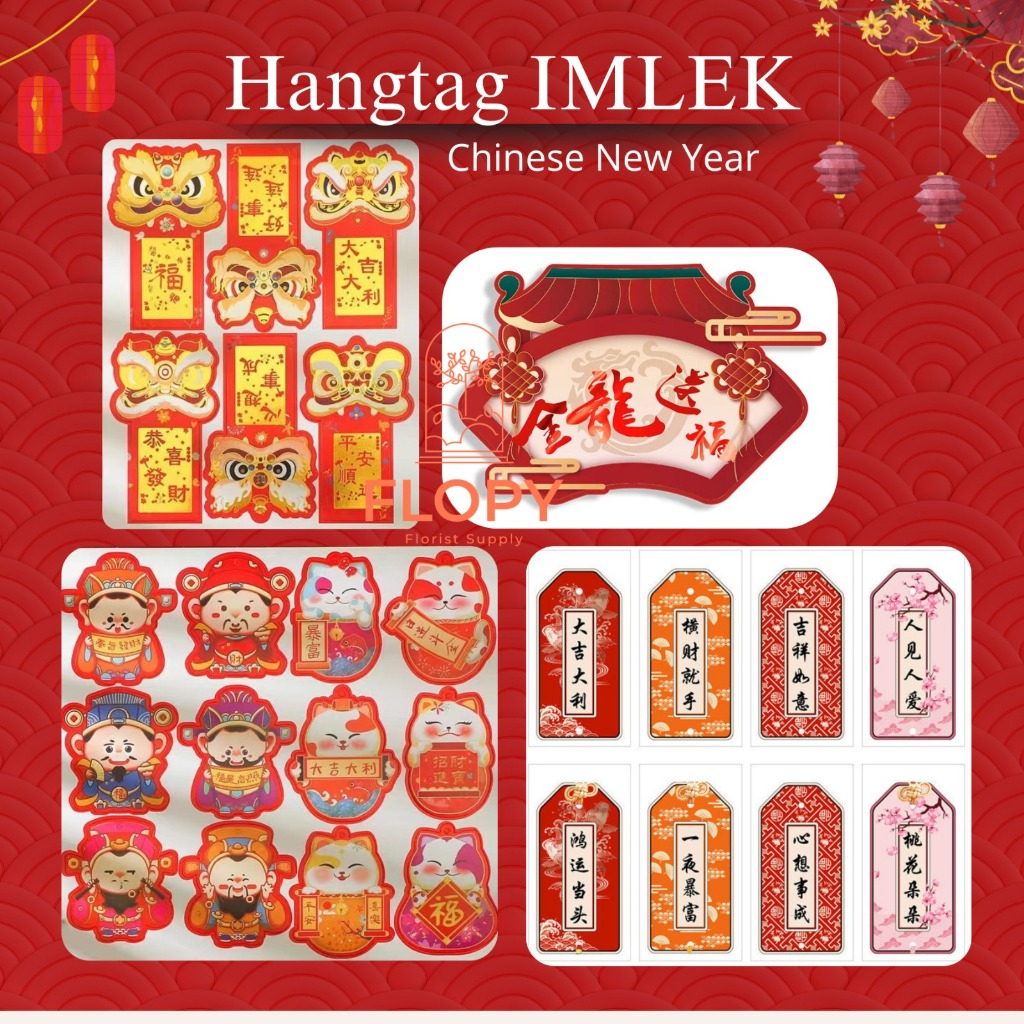 Jual Hang Tag Imlek Chinese New Year / Gantungan Imlek / Perlengkapan ... Jual Hang Tag Imlek Chinese New Year / Gantungan Imlek / Perlengkapan ...