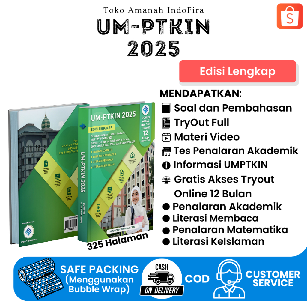 Jual Buku TERBARU UMPTKIN 2026 (Edisi Lengkap Soal + Free Akses E ...