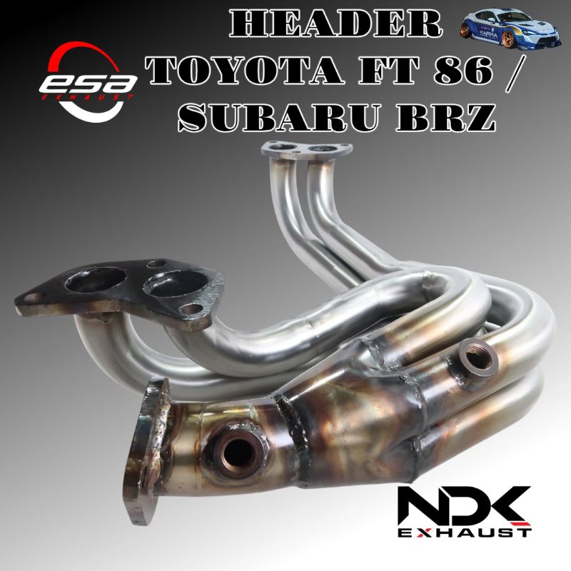 Jual Knalpot mobil bagian Header NDK Exhaust untuk Toyota ft 86 ...